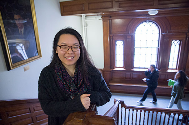 Finding her place by helping — Harvard Gazette