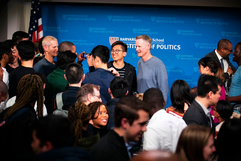 NBA coach Steve Kerr visits the Kennedy School — Harvard Gazette
