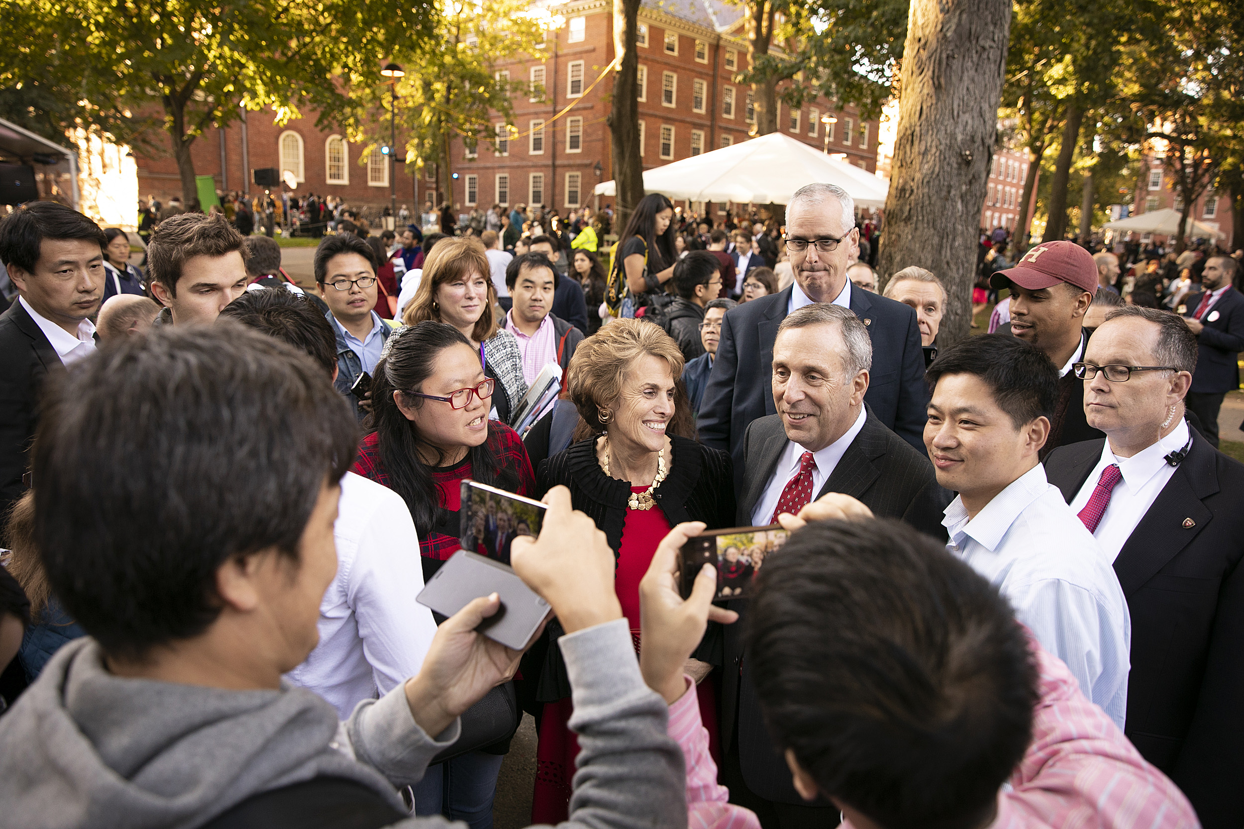 Harvard celebrates Bacow inauguration with giant party in the Yard ...