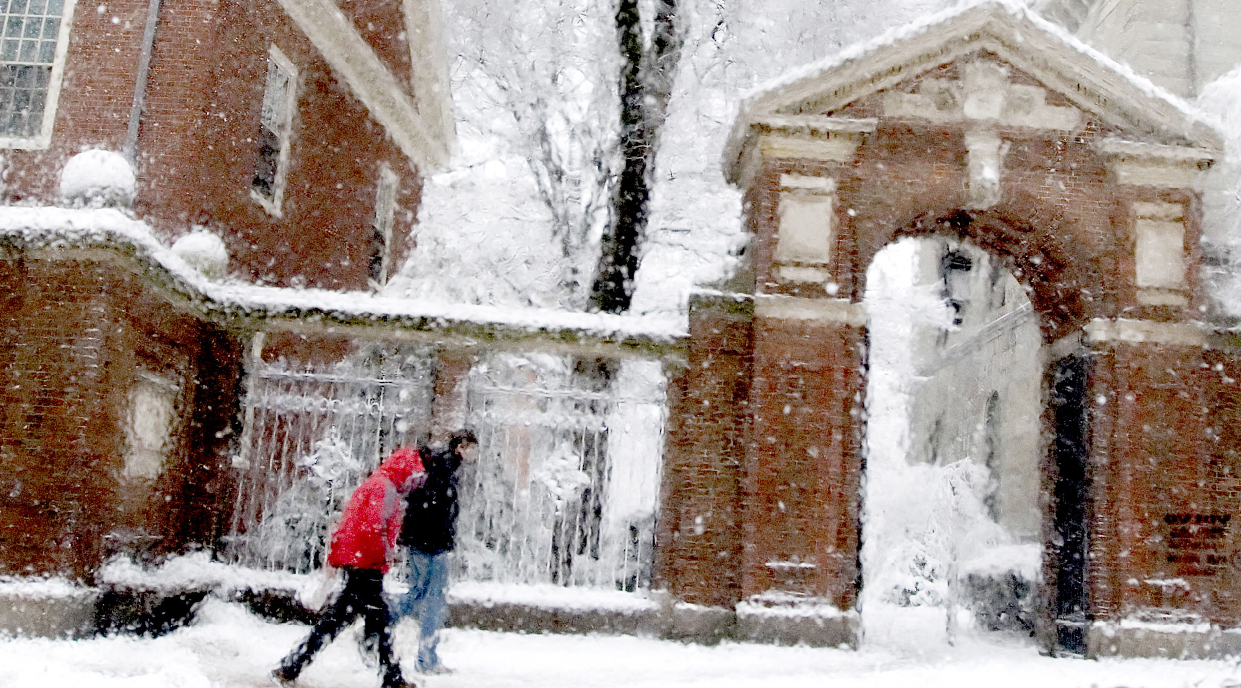 Snowy campus scenes are frozen in time — Harvard Gazette